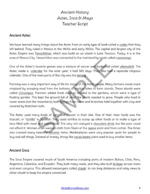 Ancient History: Aztec, Inca & Maya File Folder Game | Made By Teachers