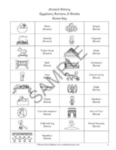 Ancient History: Egyptians, Romans, and Greeks File Folder Game | Made ...