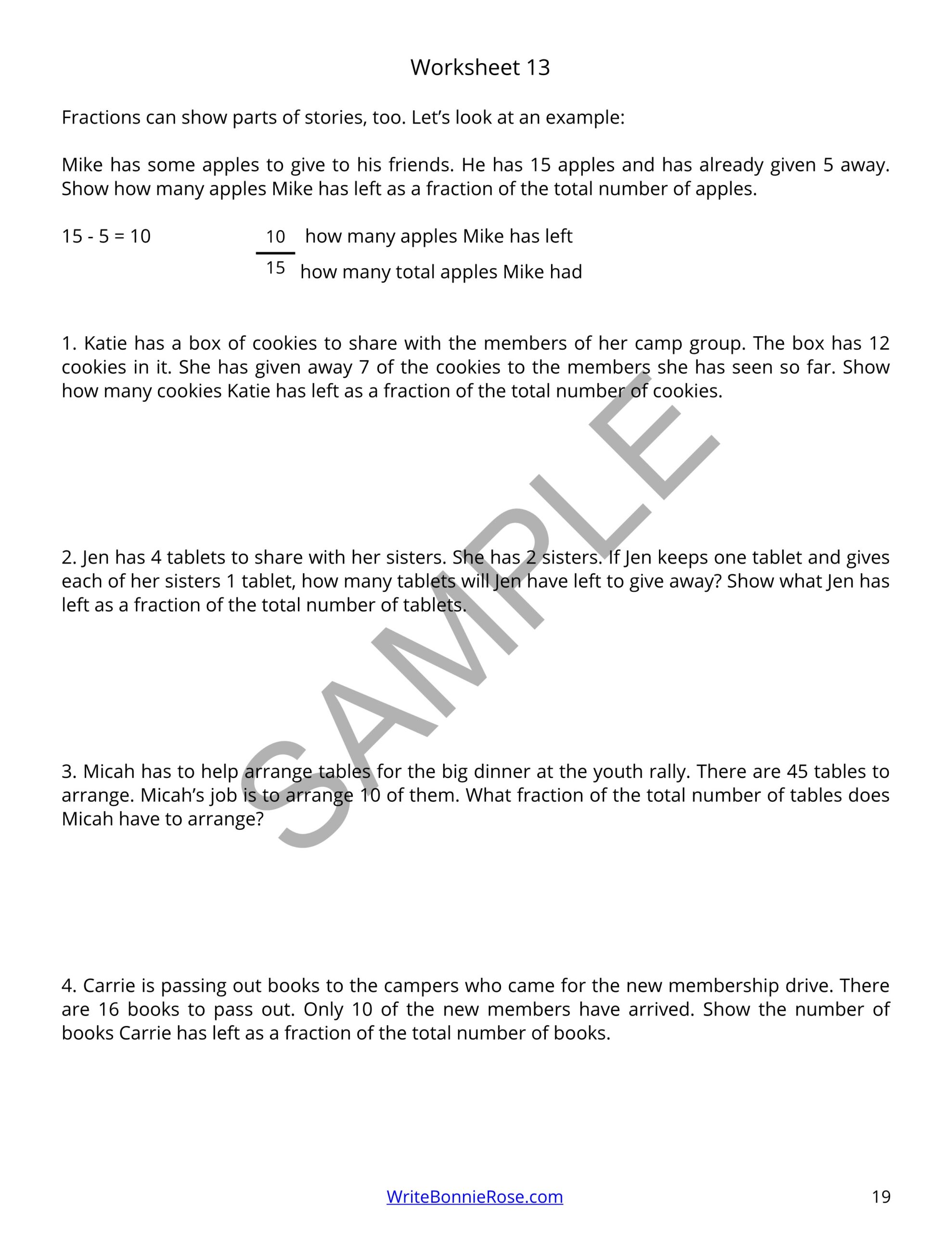 Fraction Practice-Adding Fractions with Like Denominators | Made By ...