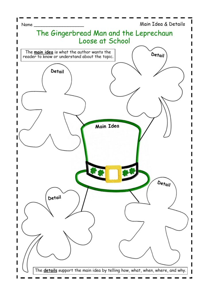 The Gingerbread Man & the Leprechaun Loose at School Comprehension ...