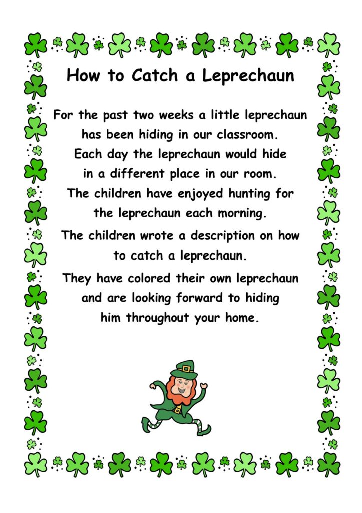 The Gingerbread Man & the Leprechaun Loose at School Comprehension ...