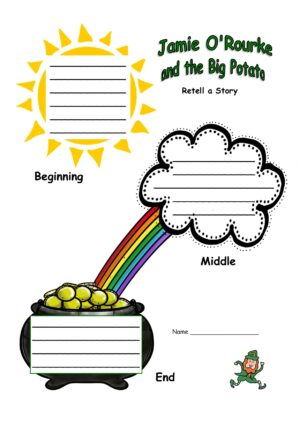 Jamie O'Rourke and the Big Potato Retell Main Idea Sequence Summarize ...