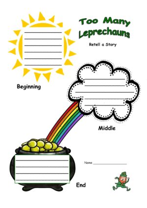 Too Many Leprechauns Main Idea Sequence Retell Summarize | Made By Teachers