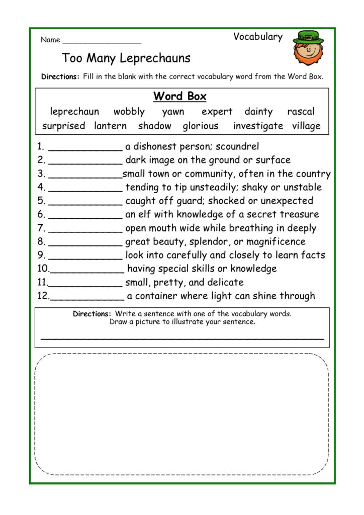 Too Many Leprechauns Main Idea Sequence Retell Summarize | Made By Teachers