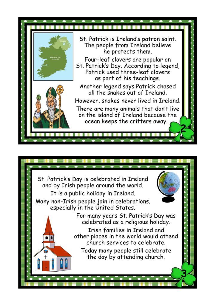 St. Patrick's Day Fun Facts Mini Book | Made By Teachers
