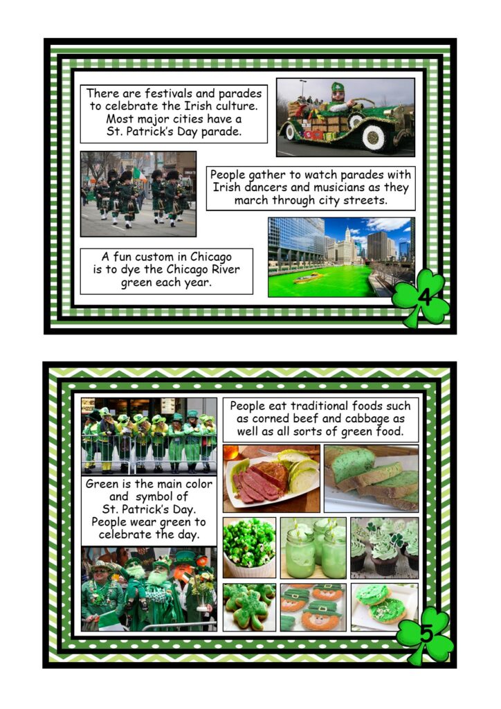 St. Patrick's Day Fun Facts Mini Book | Made By Teachers