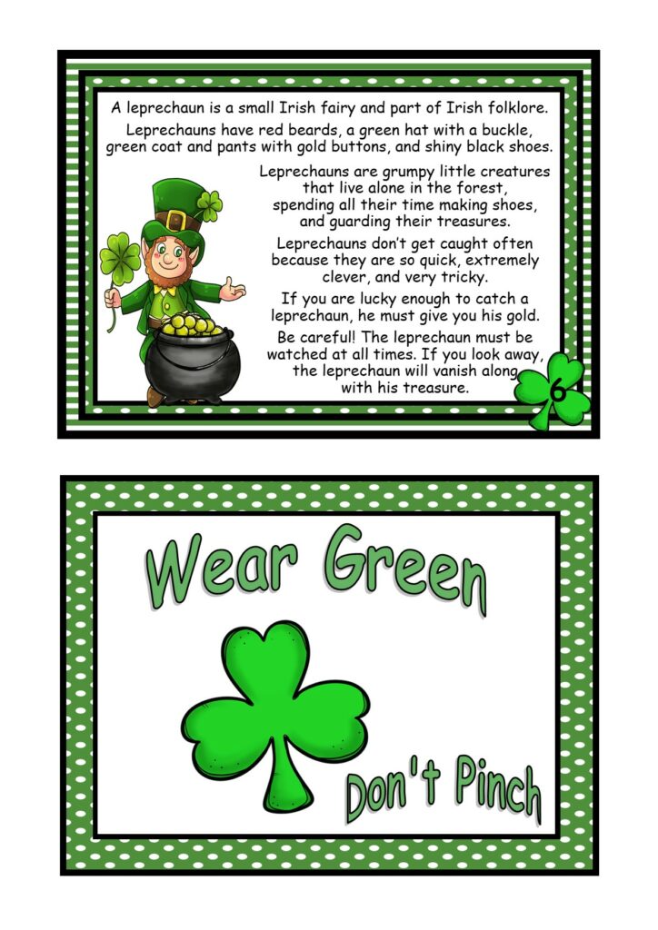 St. Patrick's Day Fun Facts Mini Book | Made By Teachers