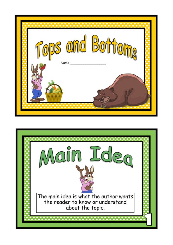 Tops & Bottoms Reading Comprehension | Made By Teachers