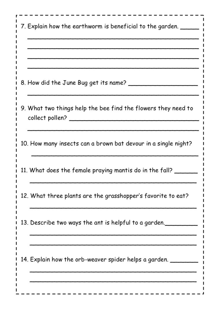 Up in the Garden & Down in the Dirt Reading Comprehension | Made By ...