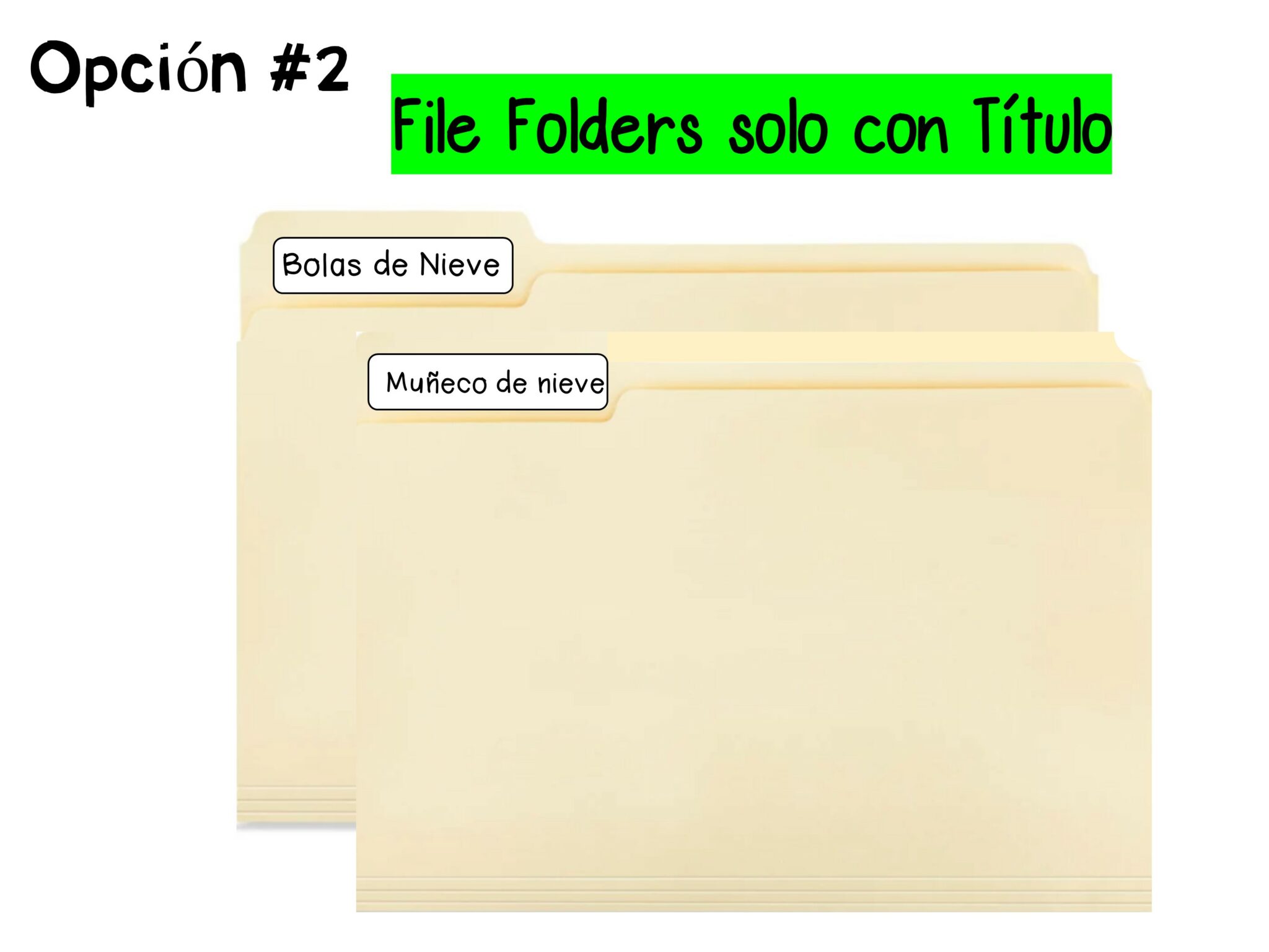 Ordenando Historias en Carpetas | Stories Sequences in a File folder ...