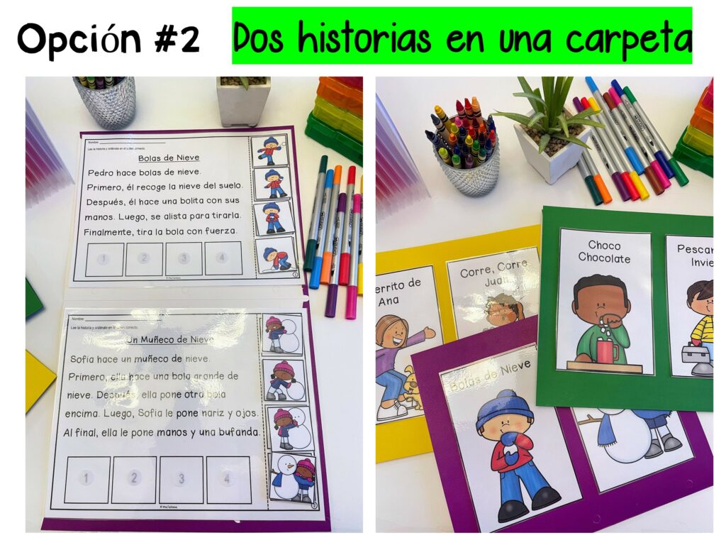Ordenando Historias en Carpetas | Stories Sequences in a File folder ...
