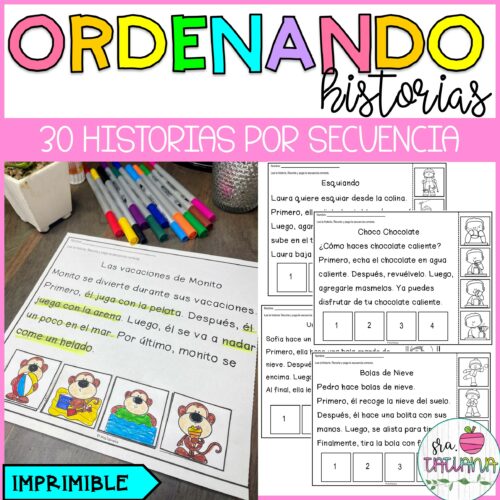 Ordenando Historias por Secuencia | Comprension de Lectura | Spanish ...