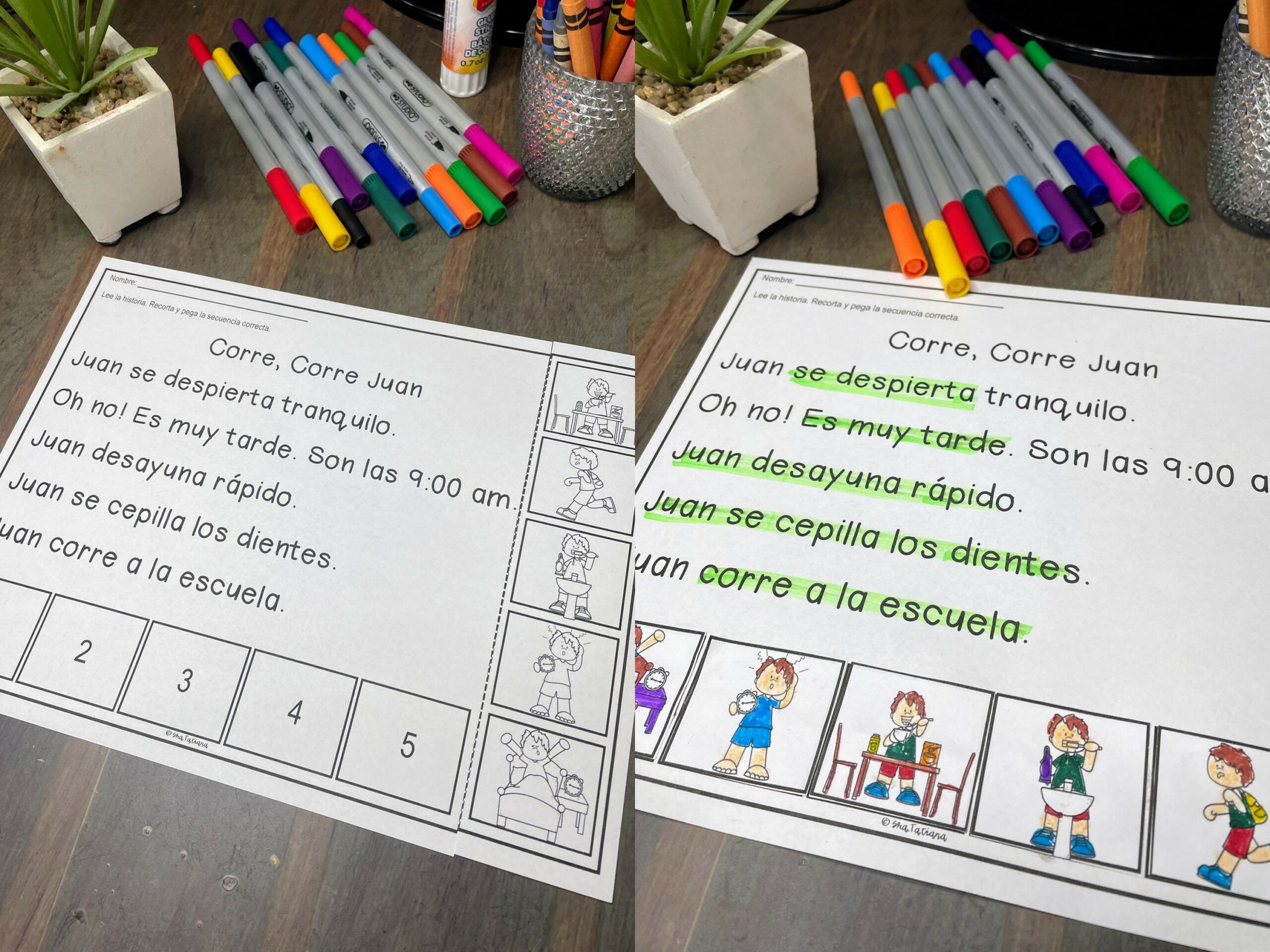 Ordenando Historias por Secuencia | Comprension de Lectura | Spanish ...