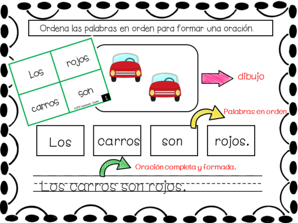 Scrambled Sentences in Spanish | Formando Oraciones Revueltas | Made By ...