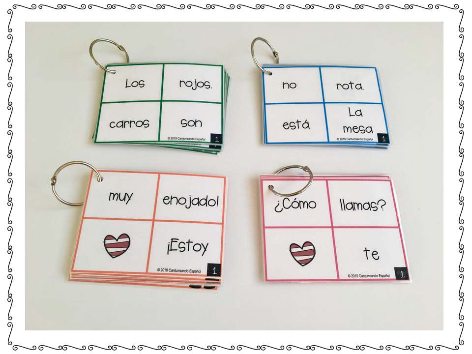 Scrambled Sentences in Spanish | Formando Oraciones Revueltas | Made By ...