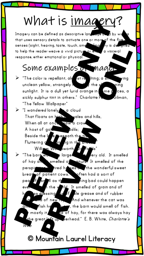 Langston Hughes Poetry Mini-Unit for Figurative Language and Imagery ...