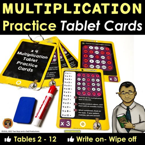 Multiplication Facts Practice Cards | Made By Teachers
