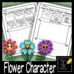 Directed Drawing Flower Character Spring How to Draw and Write Art Sub ...