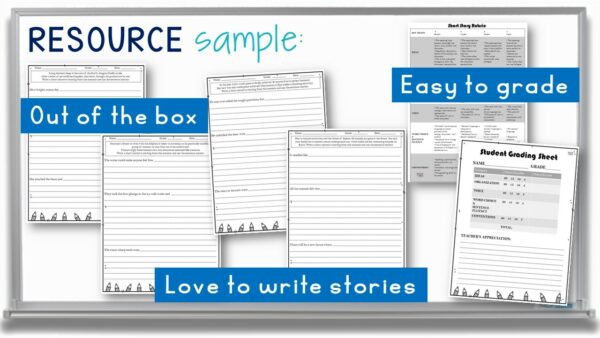 Narrative Writing Sentence Starters - Short Story Prompts With Rubric ...
