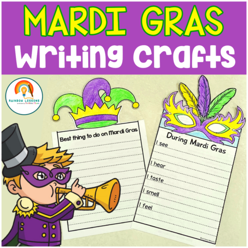 Mardi Gras Writing Crafts | Mardi Gras Writing Prompts | Mardi Gras ...