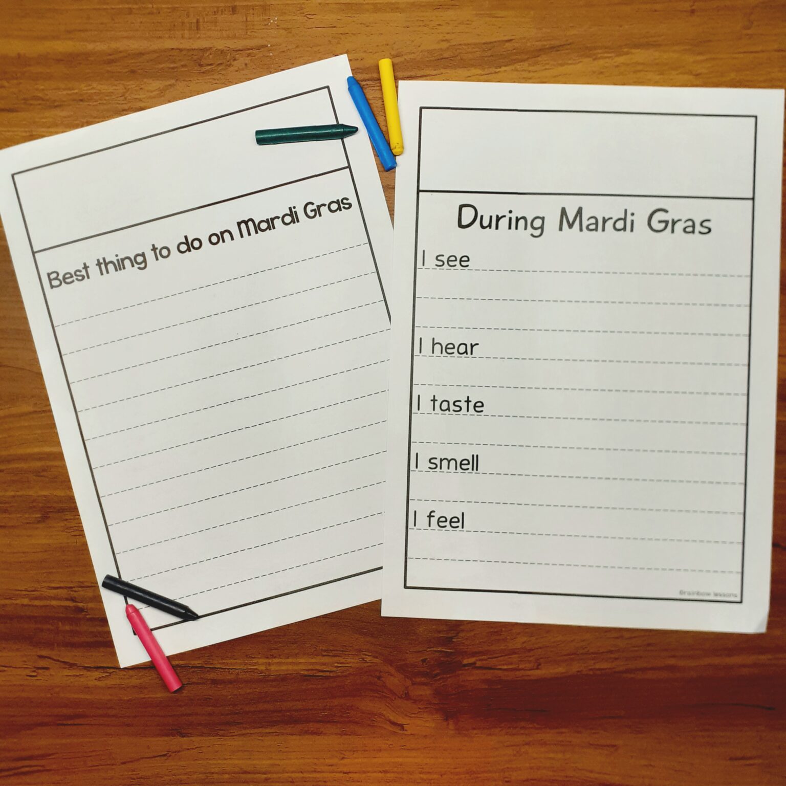 Mardi Gras Writing Crafts | Mardi Gras Writing Prompts | Mardi Gras ...