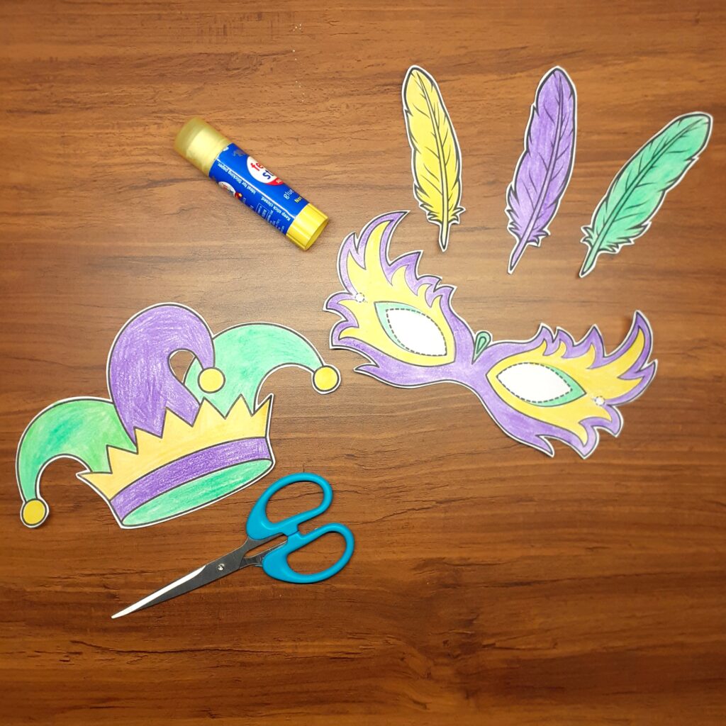 Mardi Gras Writing Crafts | Mardi Gras Writing Prompts | Mardi Gras ...