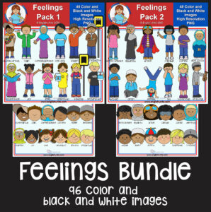 Clip Art - Feelings Bundle | Made By Teachers