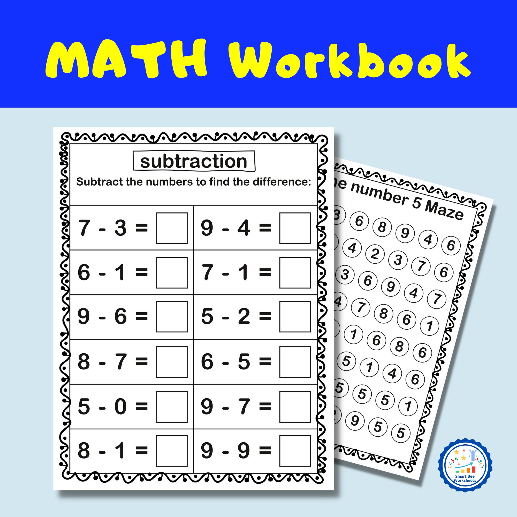 Kindergarten Math Workbook. February Math Workbook - Pre-K and K ...