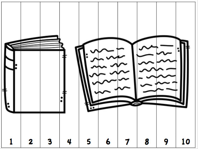 Reading Themed Sequencing Number Puzzles | Made By Teachers