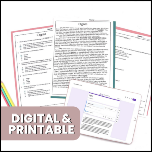 Context Clues Reading Comprehension ELA Bell Ringers Morning Work ...