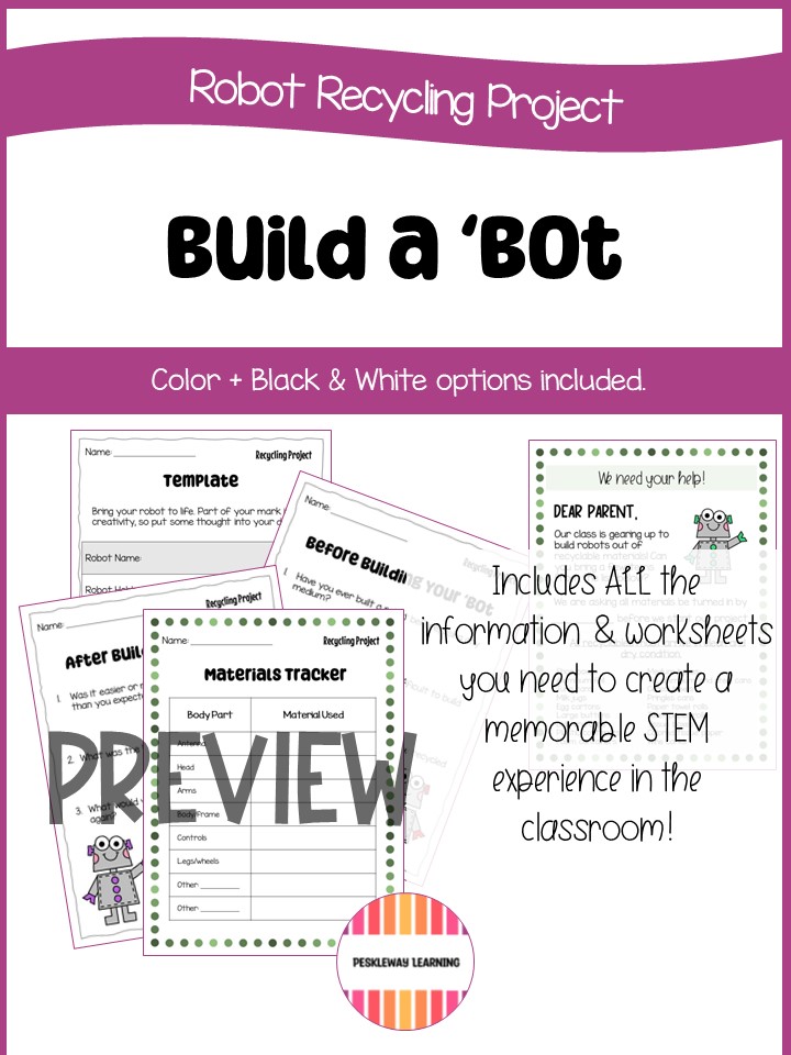Robot Recycling Project | Earth Day Craft | Made By Teachers