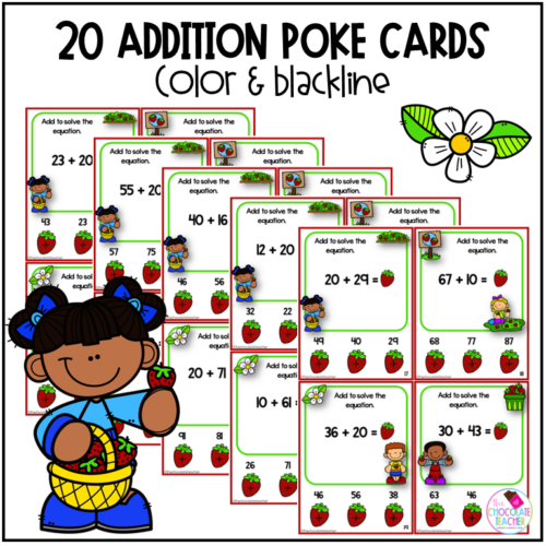 Addition & Subtraction No Regrouping - 1st Grade Math - Task Cards ...