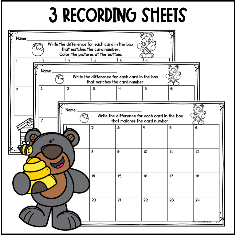 2 Digit Subtraction No Regrouping - Write the Room - Spring Math | Made ...