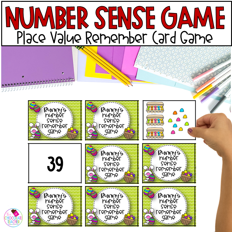 Place Value Tens and Ones - Math Game - Spring | Made By Teachers