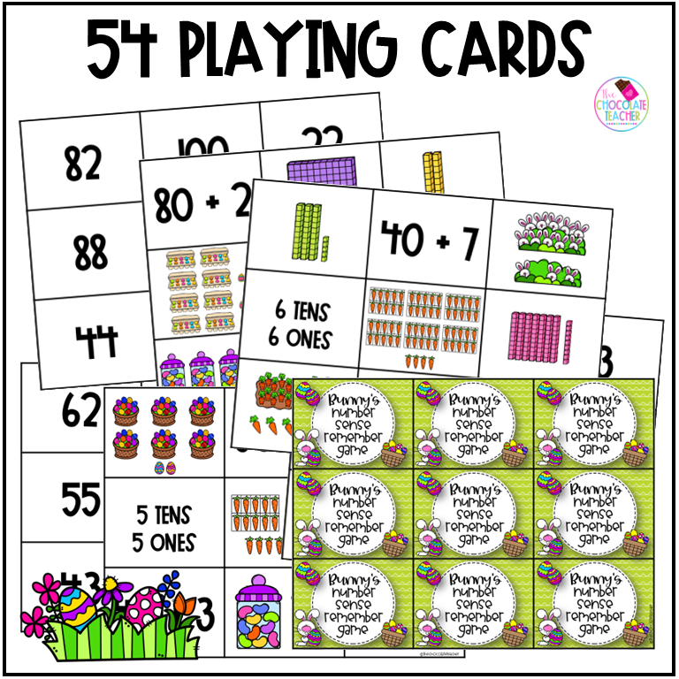 Place Value Tens and Ones - Math Game - Spring | Made By Teachers