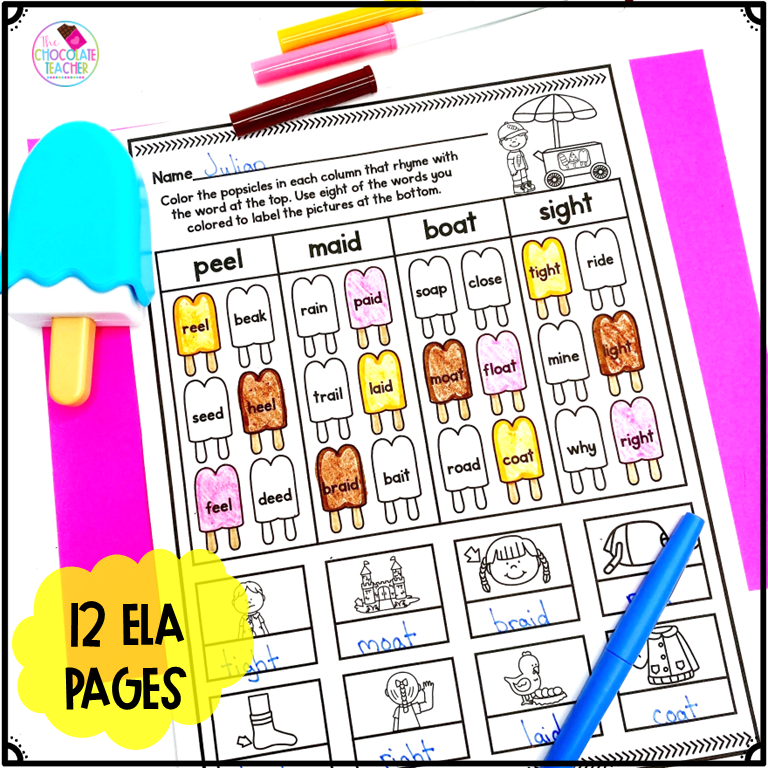 1st Grade Review - Math Phonics Grammar Worksheets - End of Year | Made ...