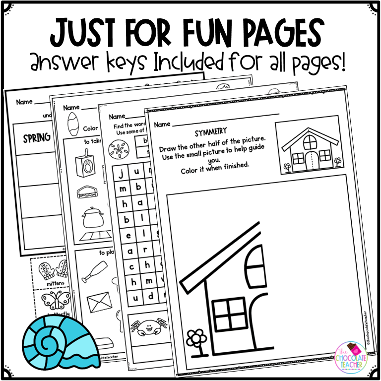 1st Grade Review - Math Phonics Grammar Worksheets - End of Year | Made ...