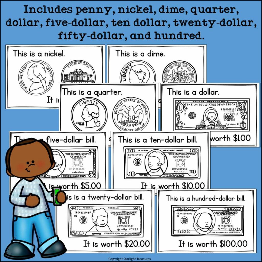 Money Mini Book for Early Readers - My Money Mini Books | Made By Teachers