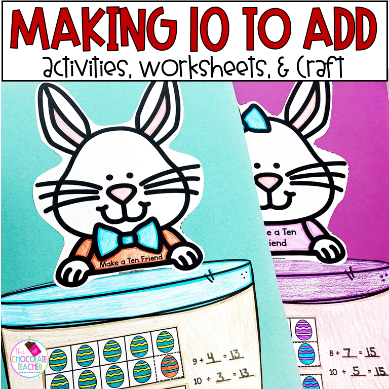 Making Ten to Add - Easter Math - Spring Craft | Made By Teachers