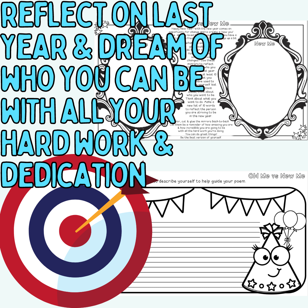 New Year 2023 Activities for Back to School Goal Setting New Year ...