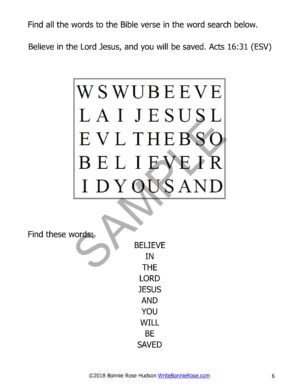 Bible Verse Memorization Activity Pack for Kids, Volume 1 | Made By ...
