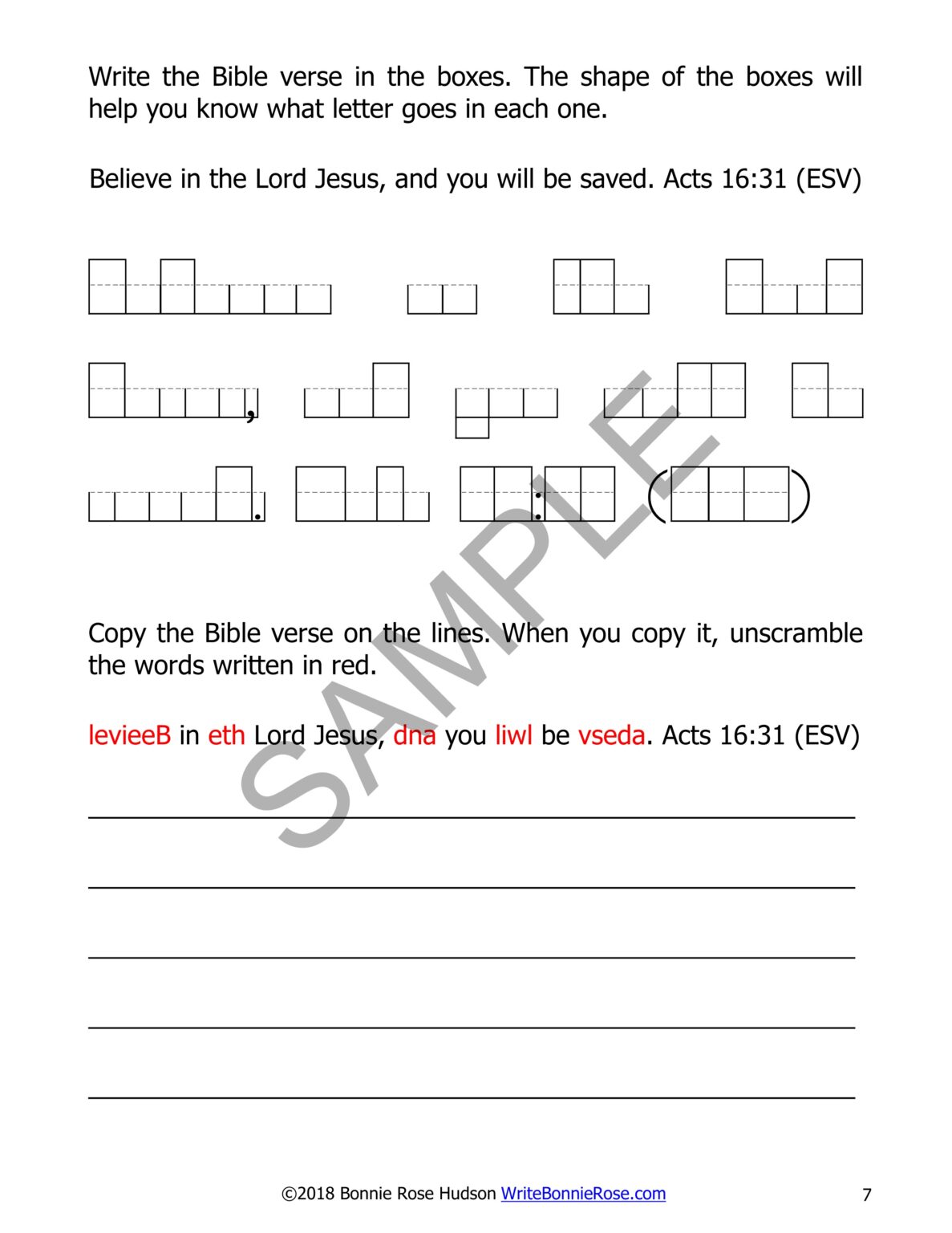 Bible Verse Memorization Activity Pack for Kids, Volume 1 | Made By ...