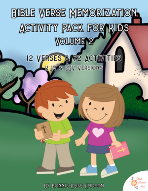 Bible Verse Memorization Activity Pack for Kids, Volume 2 | Made By ...