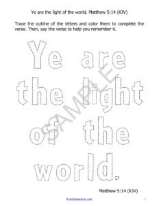 Bible Verse Memorization Activity Pack for Kids, Volume 2 | Made By ...