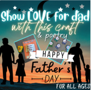 Father's Day Craft and Poetry Writing Gift for Dad Superhero Awards and ...