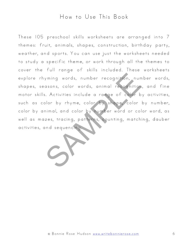 Preschool Skills Fun Book | Made By Teachers