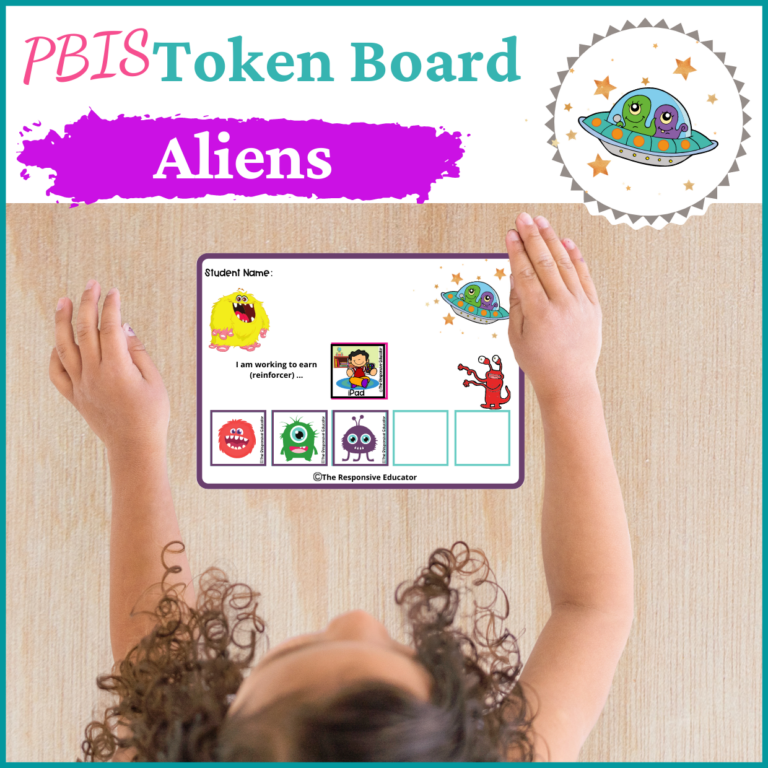 Aliens Token Board | Made By Teachers