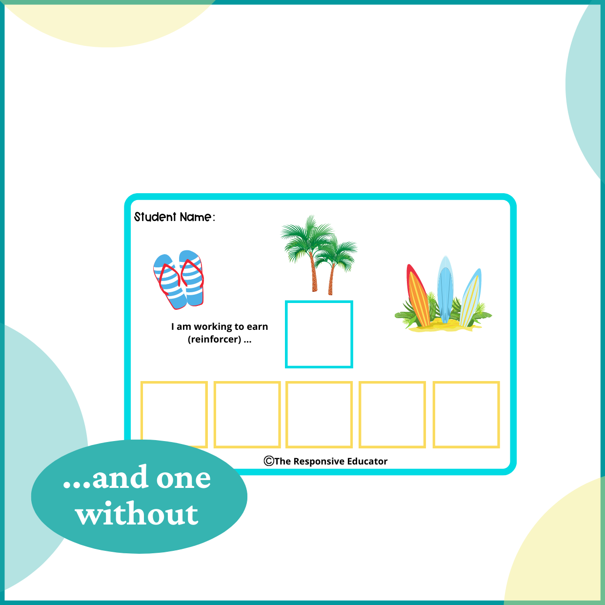 Beach Token Board | Made By Teachers