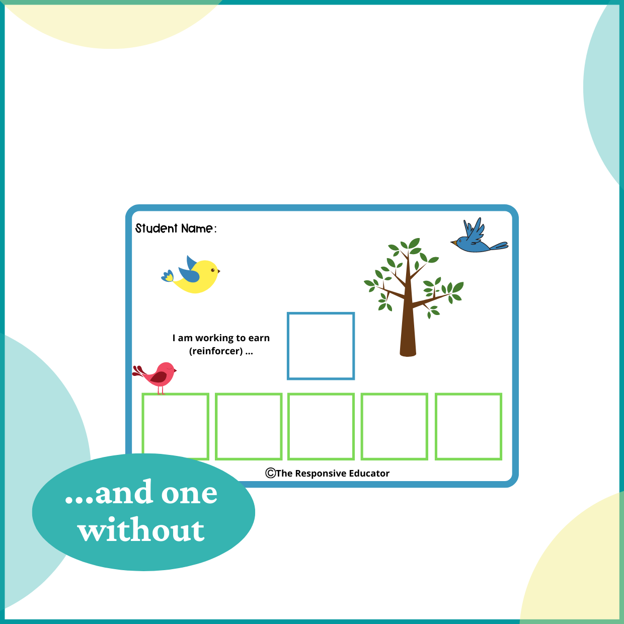 Birds Token Board | Made By Teachers