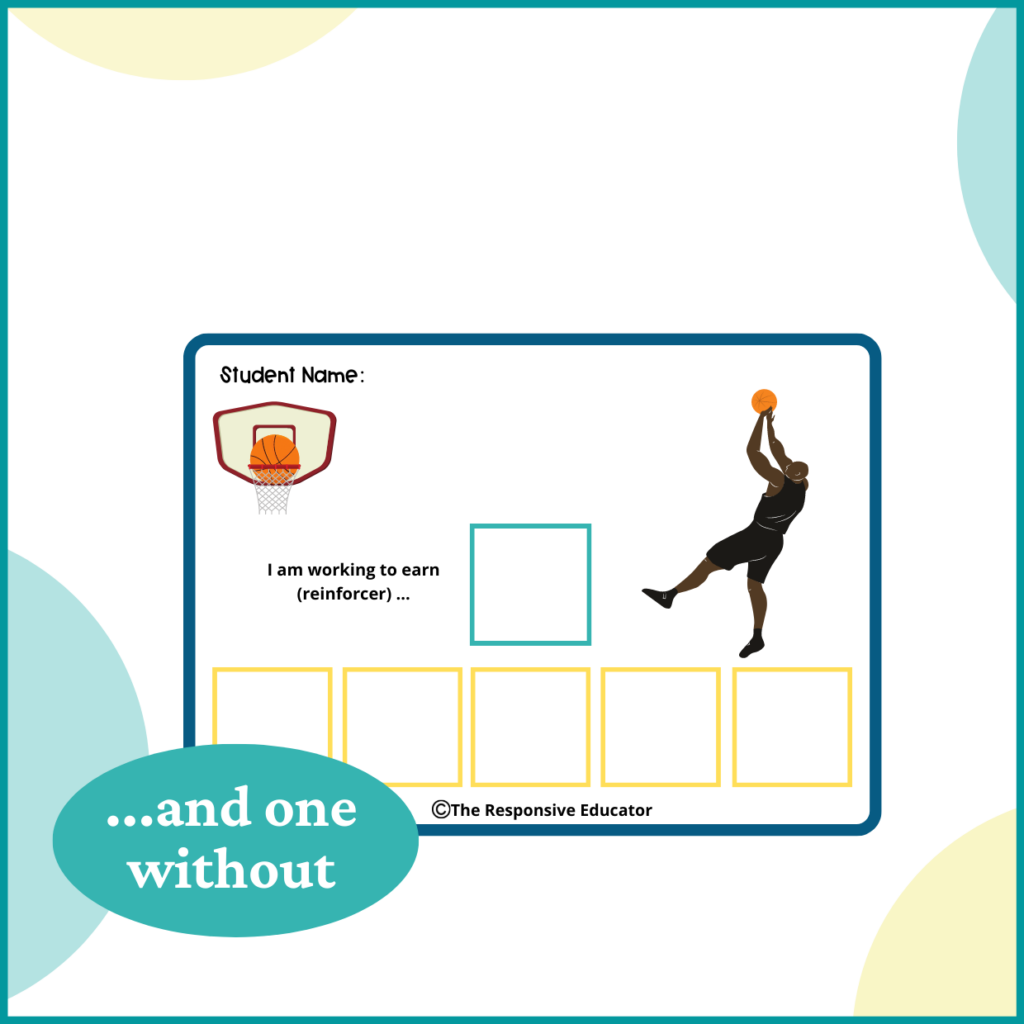 Basketball Token Board | Made By Teachers